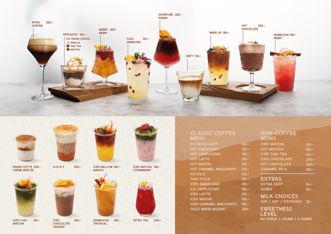 Nana Coffee Roasters Menu