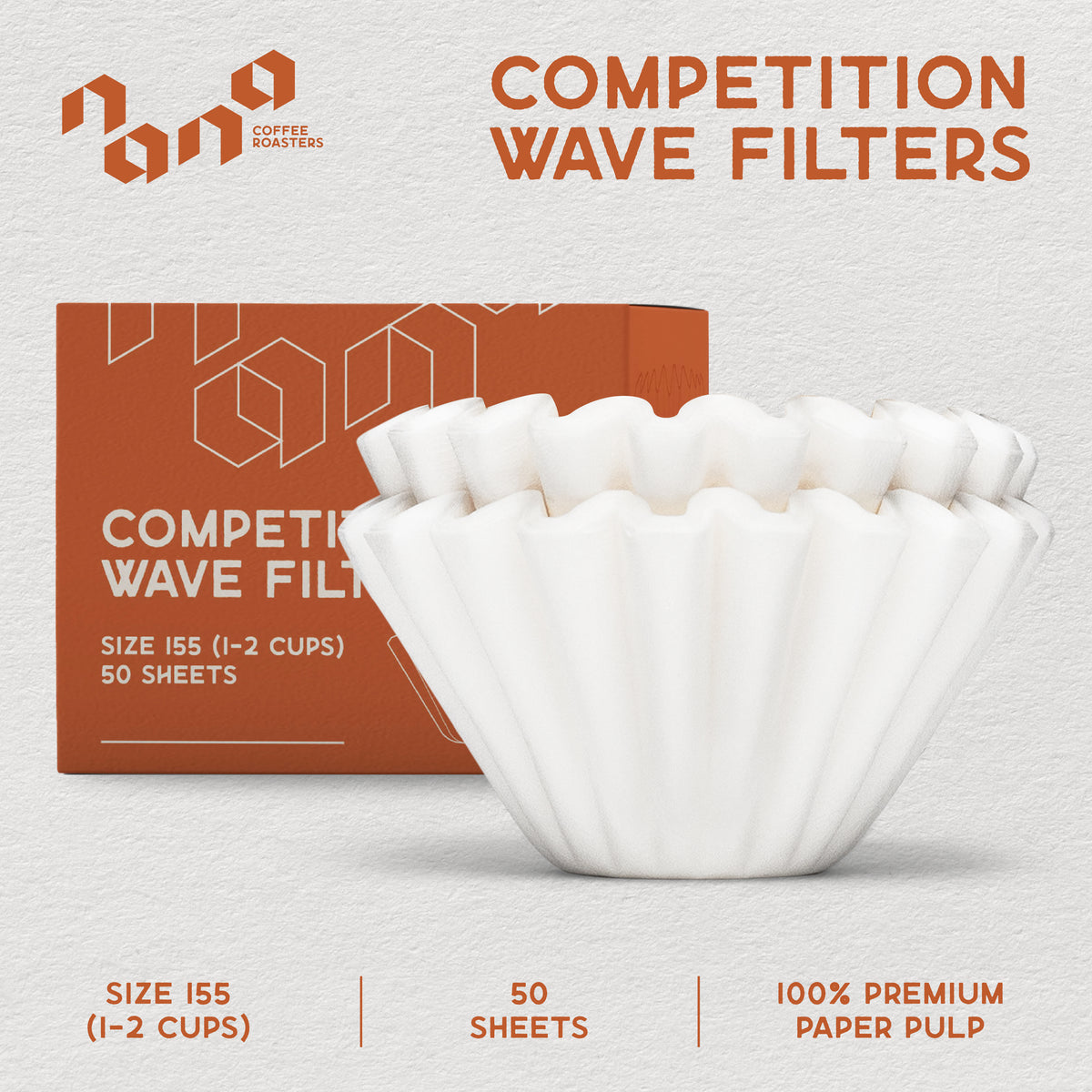 Competition Wave Filters (50 pcs per box) – NaNa Coffee Roasters
