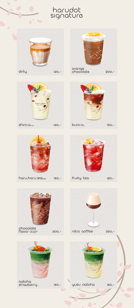 Harudot Chonburi Menu – NaNa Coffee Roasters