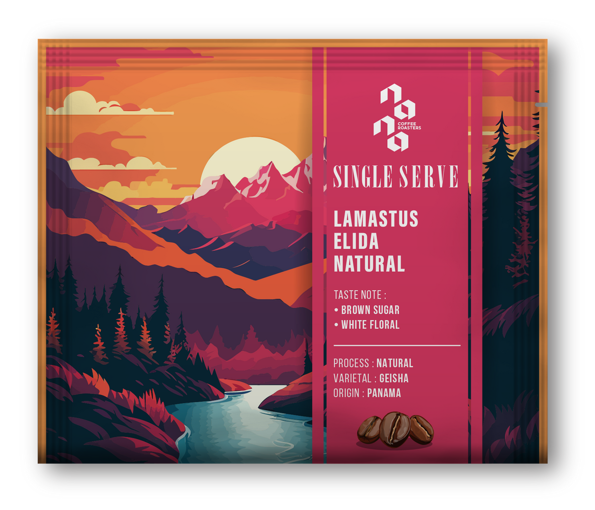 Lamastus Elida Natural 16g. Single Serve Nitrogen Packed เมล็ดกาแฟคั่ว ...