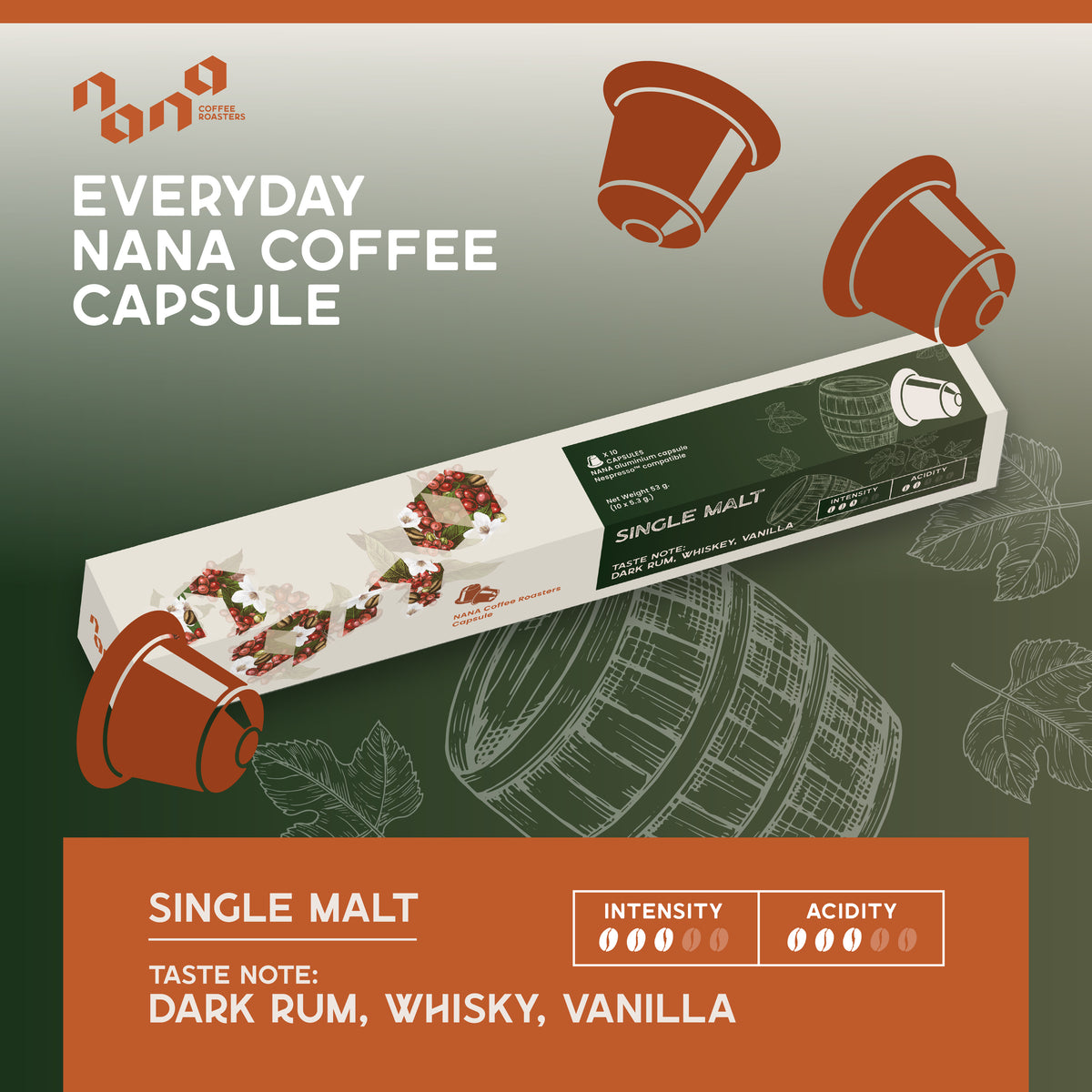 Single Malt - Coffee Capsule for Nespresso – Nana Coffee Roasters